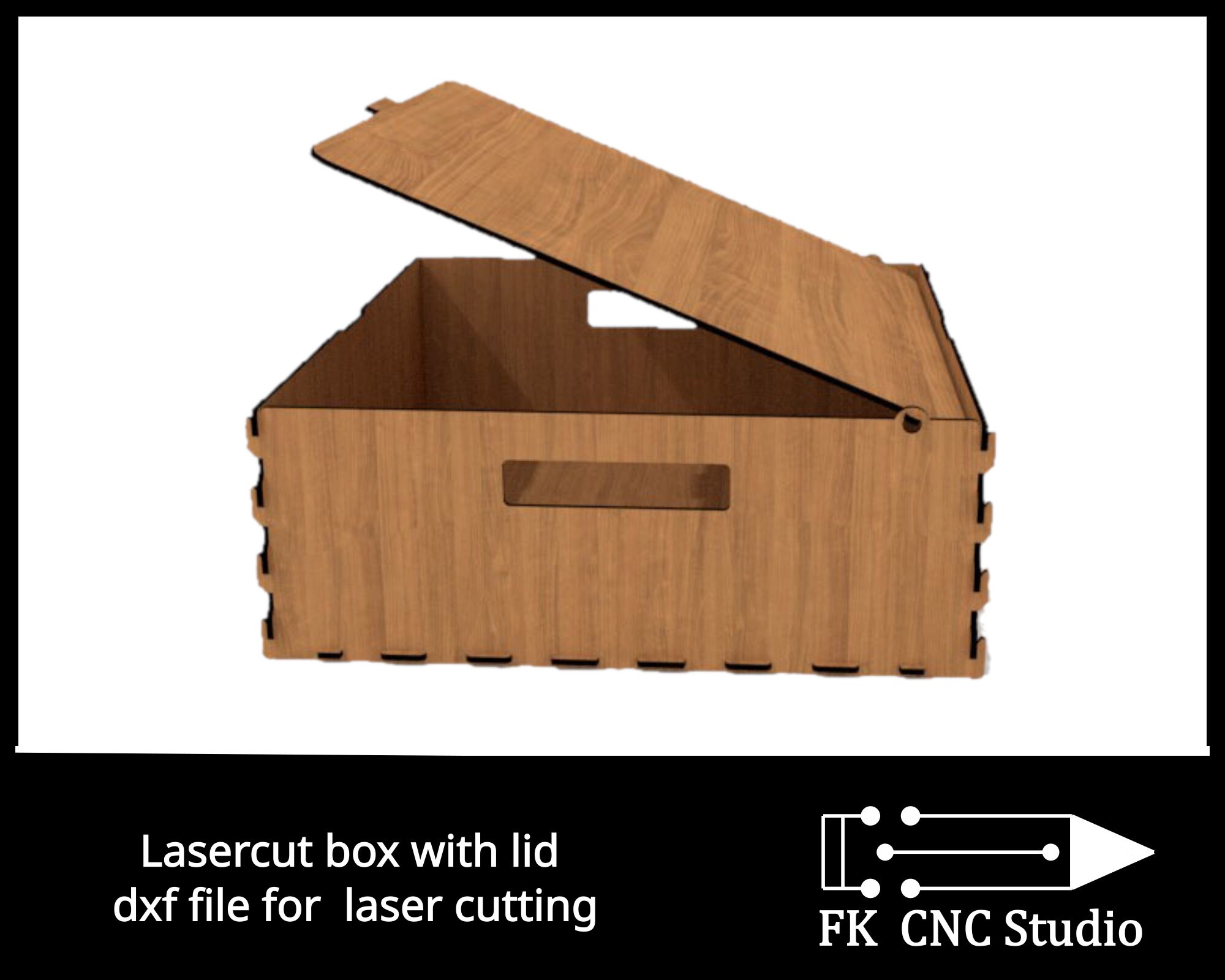 Laser Cut Wooden Box CNC Design Dfx Files - Etsy