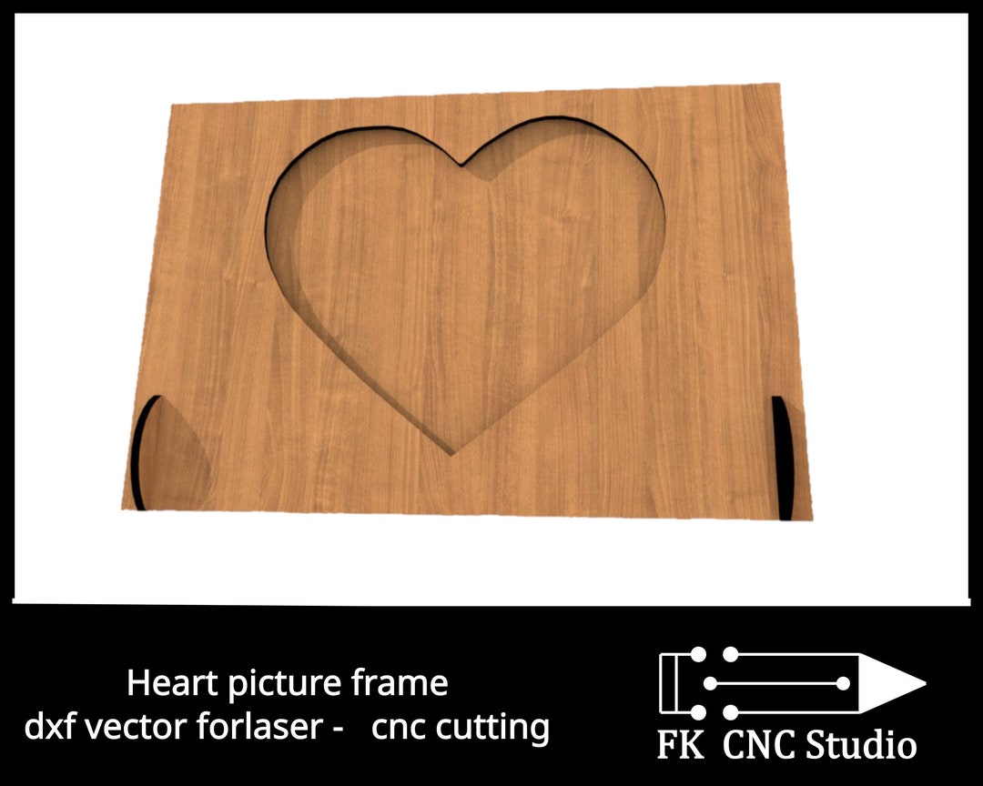 Picture Frame CNC Design Dfx Files - Etsy