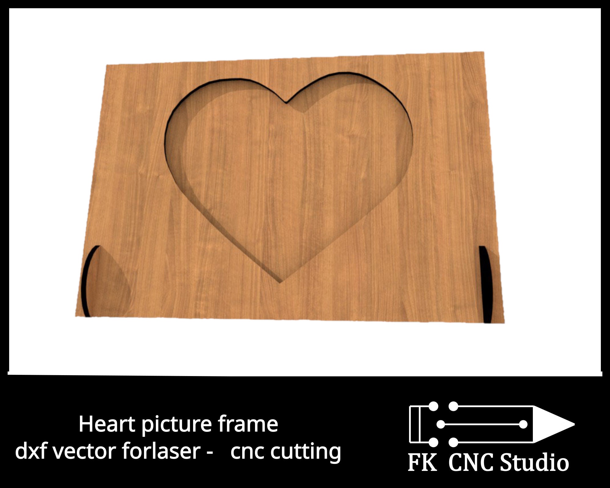 Picture Frame CNC Design Dfx Files - Etsy