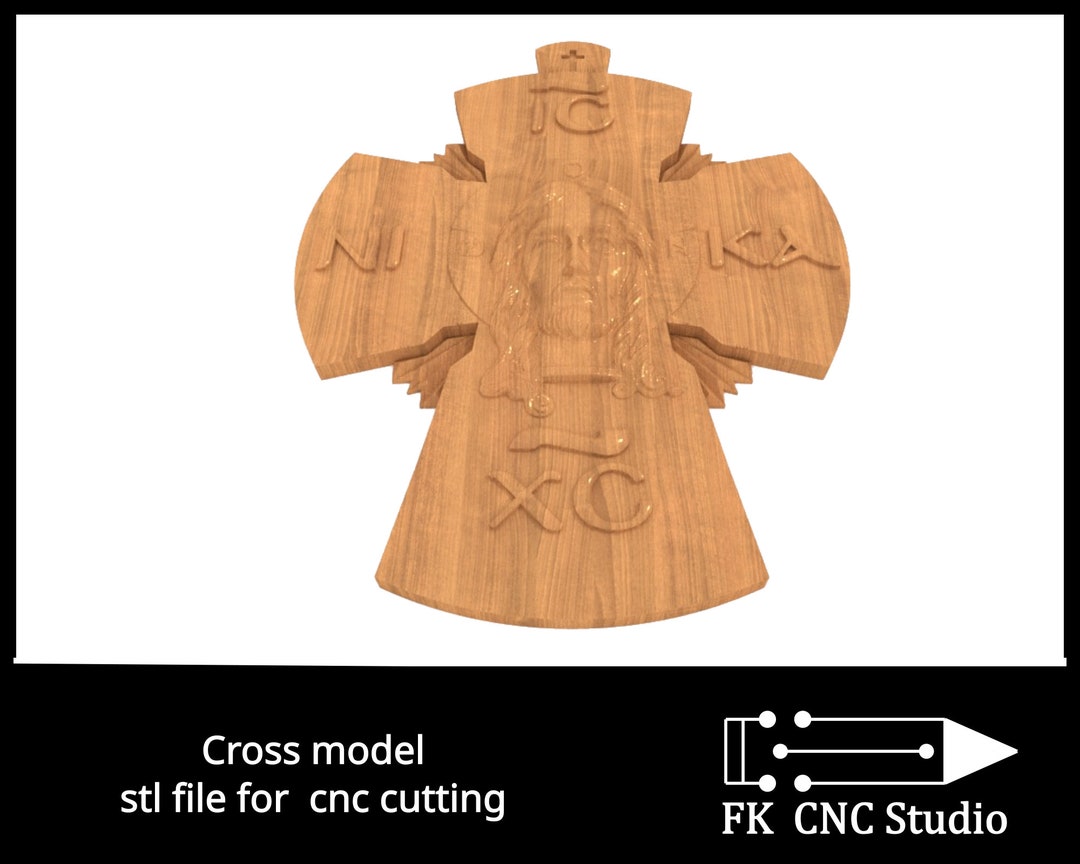 Cross Relief Stl for Cnc Router - Etsy