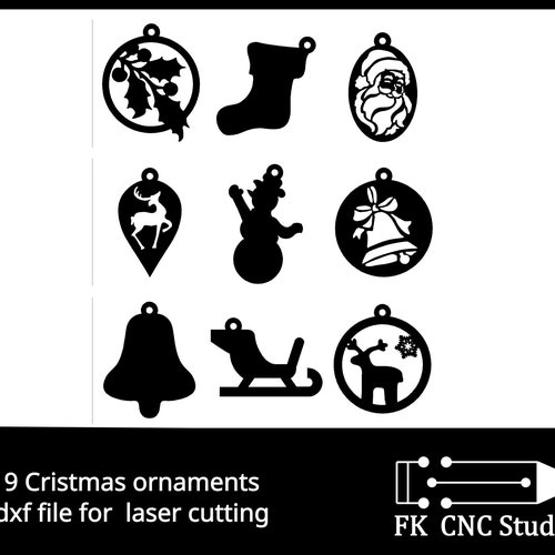 Christmas Tree Dxf Files for Laser Cnc Machine | Etsy