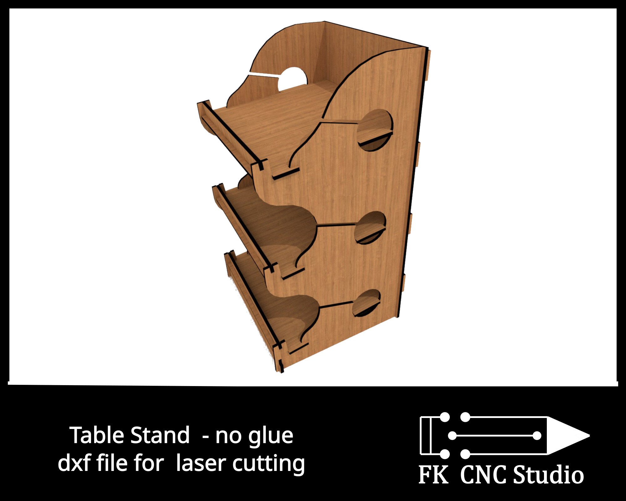 Medium Stand CNC Design Dfx Files - Etsy