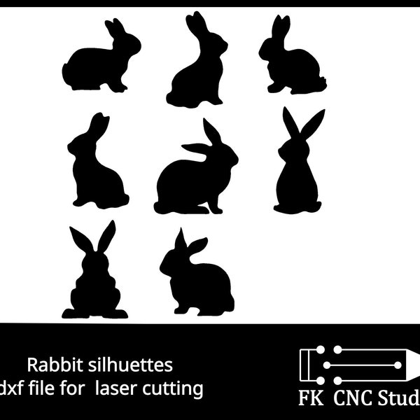 Laser Cut Files Rabbit - Etsy