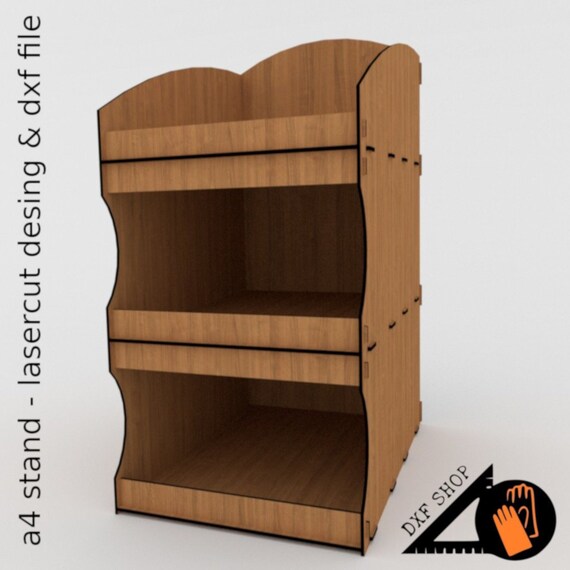 A4 Stand Dxf Files for Laser Cnc Machine | Etsy