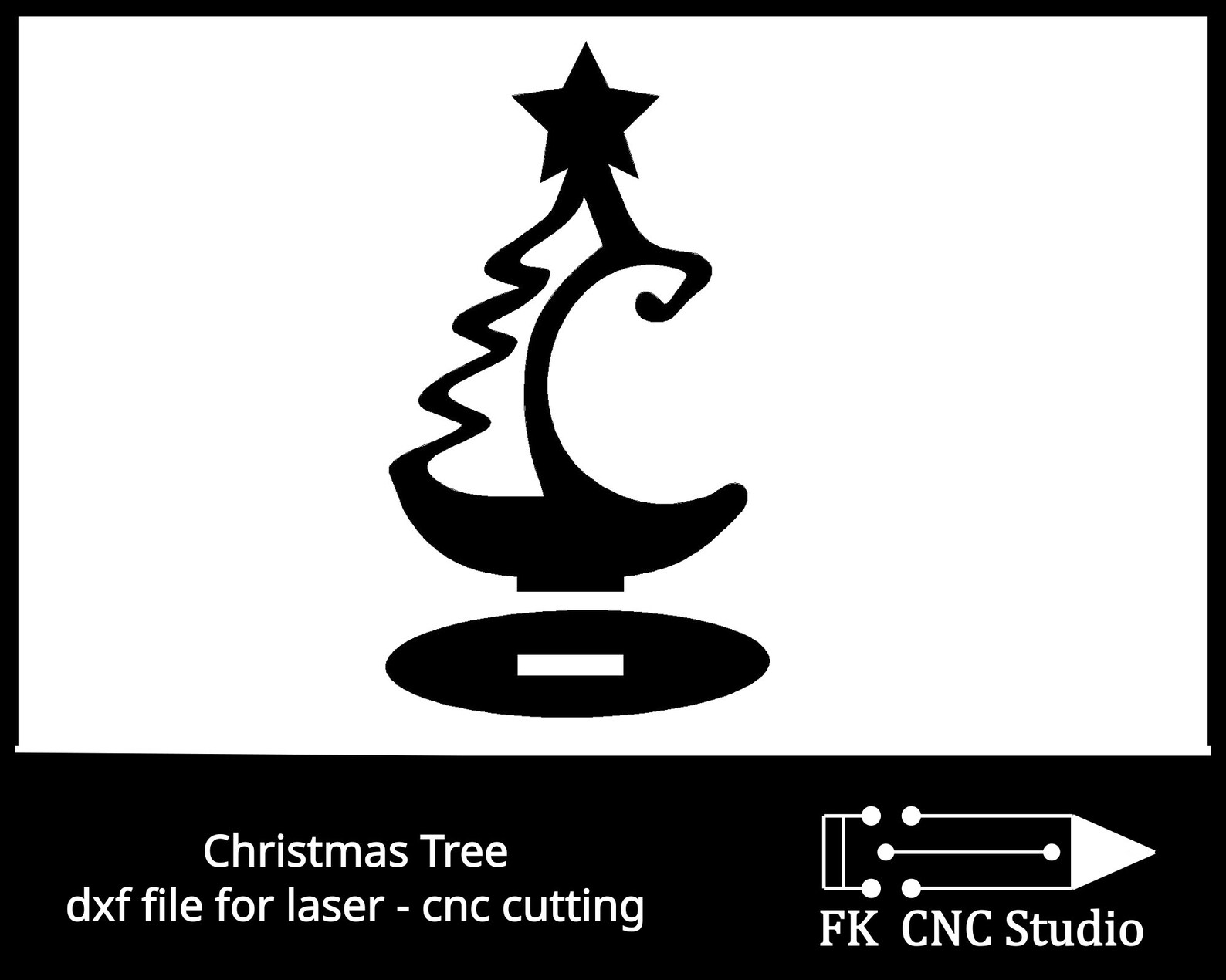 Christmas Tree Dxf Files for Laser Cnc Machine - Etsy