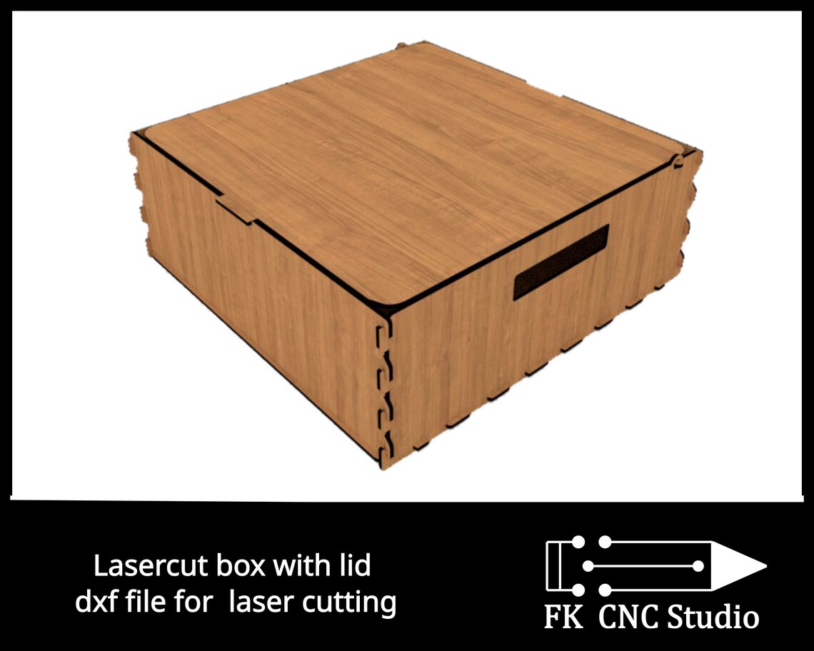 Laser Cut Wooden Box CNC Design Dfx Files - Etsy