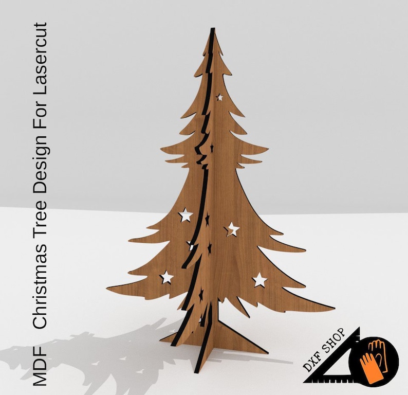 Small Mdf Tree Design for Lasercuter Cnc | Etsy