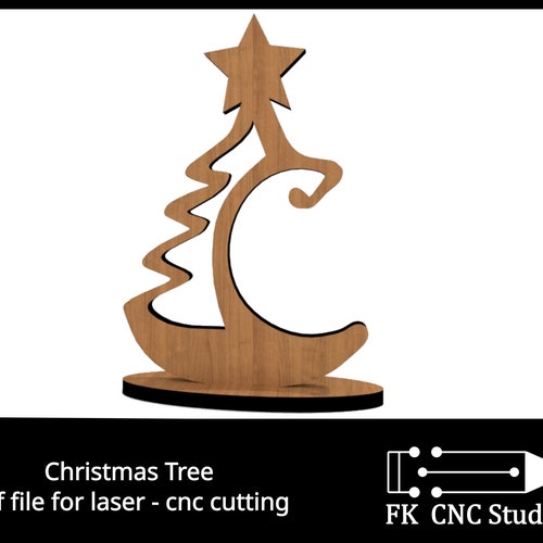 Christmas Tree Dxf Files for Laser Cnc Machine | Etsy