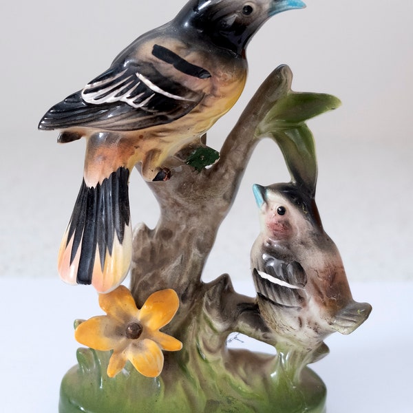 Ceramic Birds Figurine - Etsy