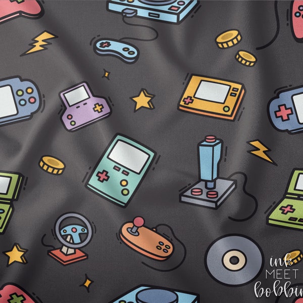 Video Game Fabric - Etsy