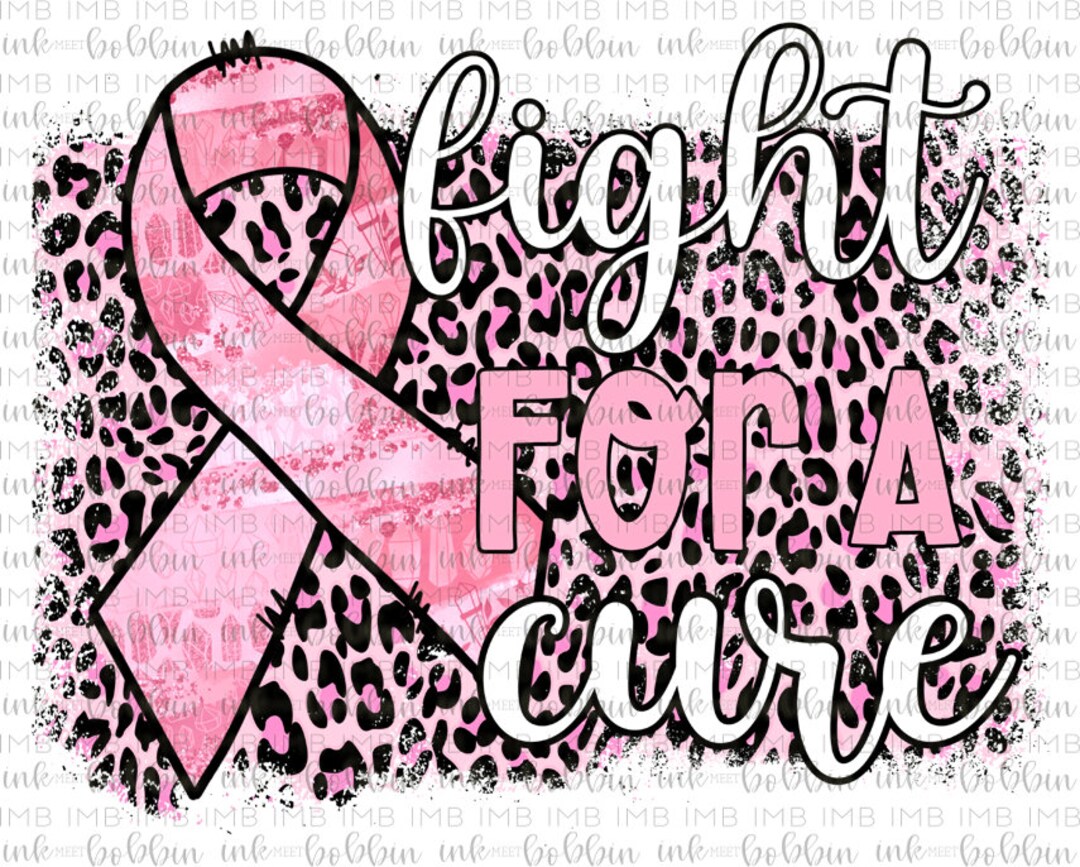 Sublimation Transfer Ready to Press Fight for a Cure - Etsy