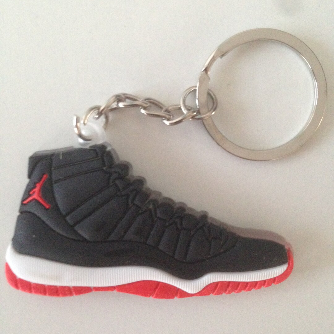 Jordan Schlüsselanhänger 11 XI Bred Keychain - Etsy