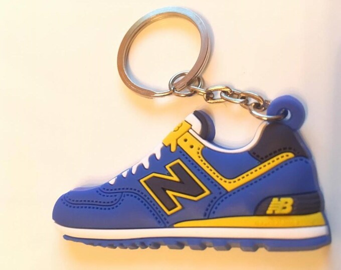 New Balance Keyring ML 574 Blue Blue Yellow Keychain - Etsy