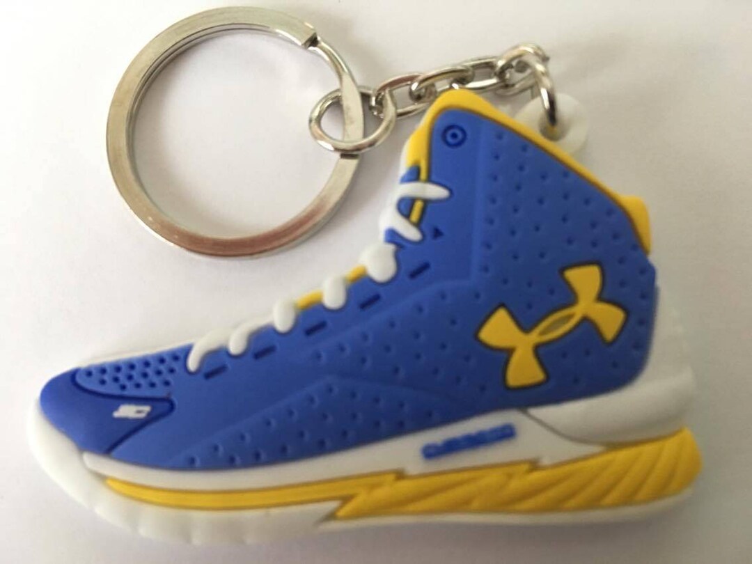 Under Armour Keychain Curry Blue-yellow Keychain - Etsy
