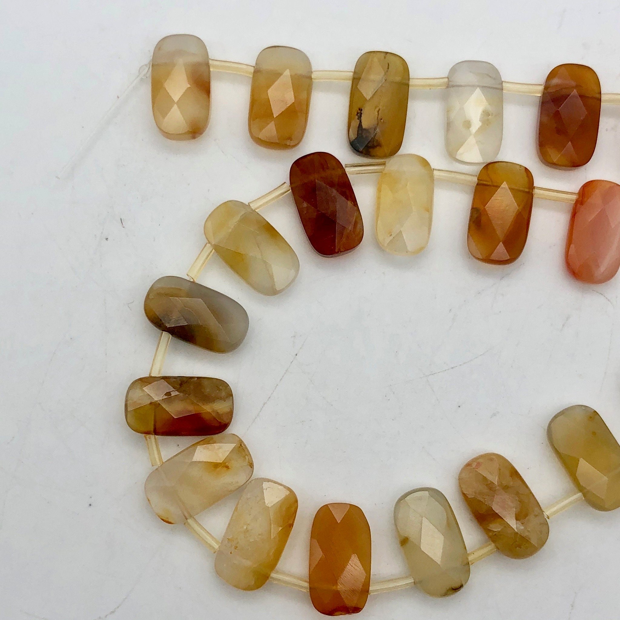 Premium Faceted Natural Carnelian Agate 18x10x6mm Rectangular - Etsy