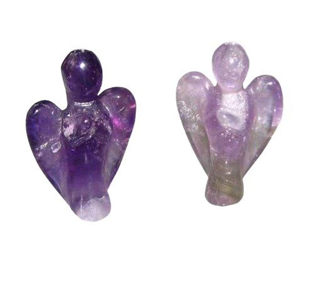 2 Natürliche Lila Amethyst Engel Tier Perlen | 21x14x8mm | Lila - Etsy ...