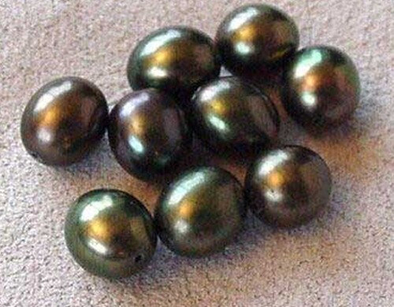 Premium Deep Forest Green 8 Pearl Strand 004489HS | Etsy