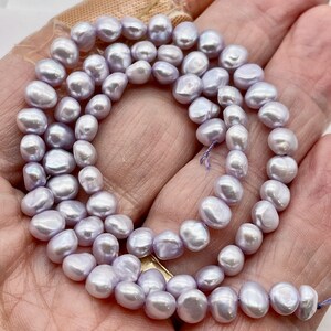 Fairy Winkle Lavender Fresh Water Pearl Strand 6x5.5 to 7x6 - Etsy