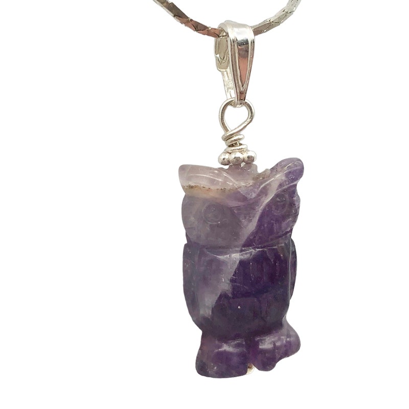 Amethyst Owl - Etsy