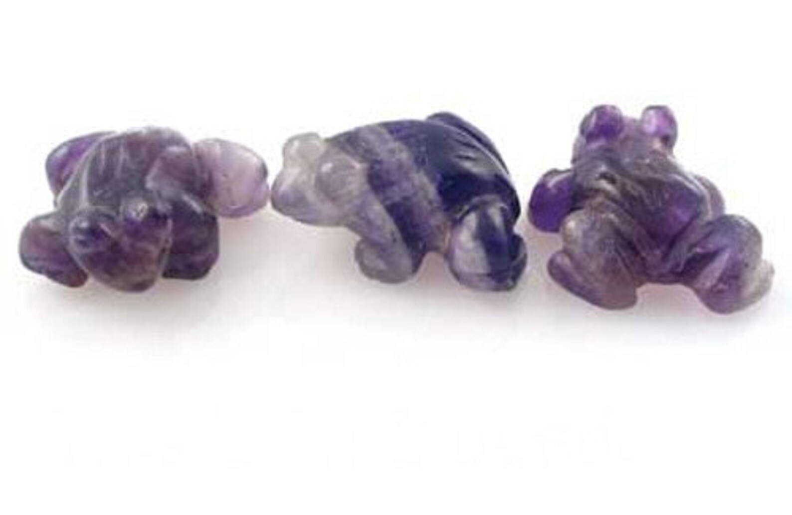 Prosperity 2 Hand Carved Amethyst Frog Beads 20x18x9.5mm - Etsy