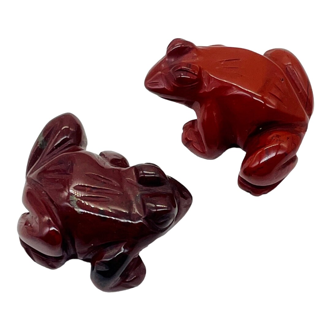 Stone Charming Brecciated Jasper Frog Animal Beads - Etsy