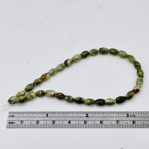 Raintree Rhyolite Jasper Rice Bead 8 Inch Strand 6x4mm 31 - Etsy