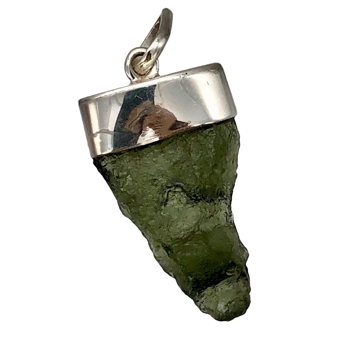 Blue Green Moldavite Pendant 31x18x6mm 1 5/8 Long - Etsy