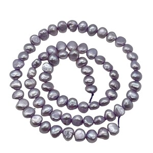 Fairy Winkle Lavender Fresh Water Pearl Strand 6x5.5 to 7x6 - Etsy