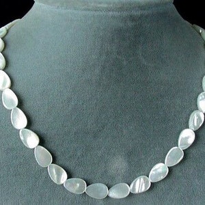 Perfect Natural Mother of Pearl Shell Beads 12x8x2.5mm - Etsy