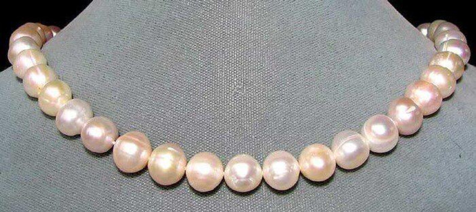 Natural Rich Cream Pink Fresh Water Pearl Parcel | 9 to 10mm | 8 Pearls ...