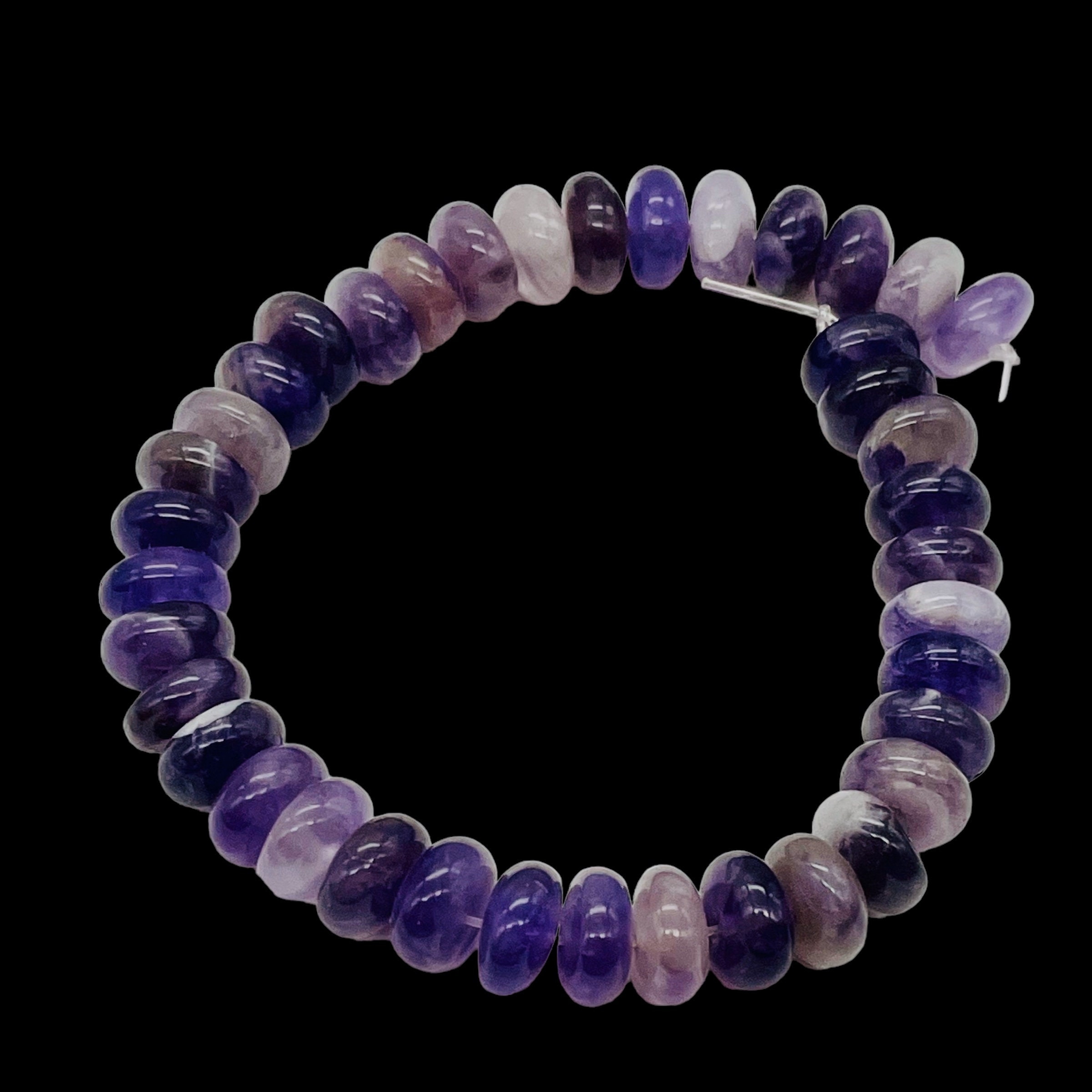 Natural Amethyst Roundel Bead Strand 10x5mm Purple - Etsy
