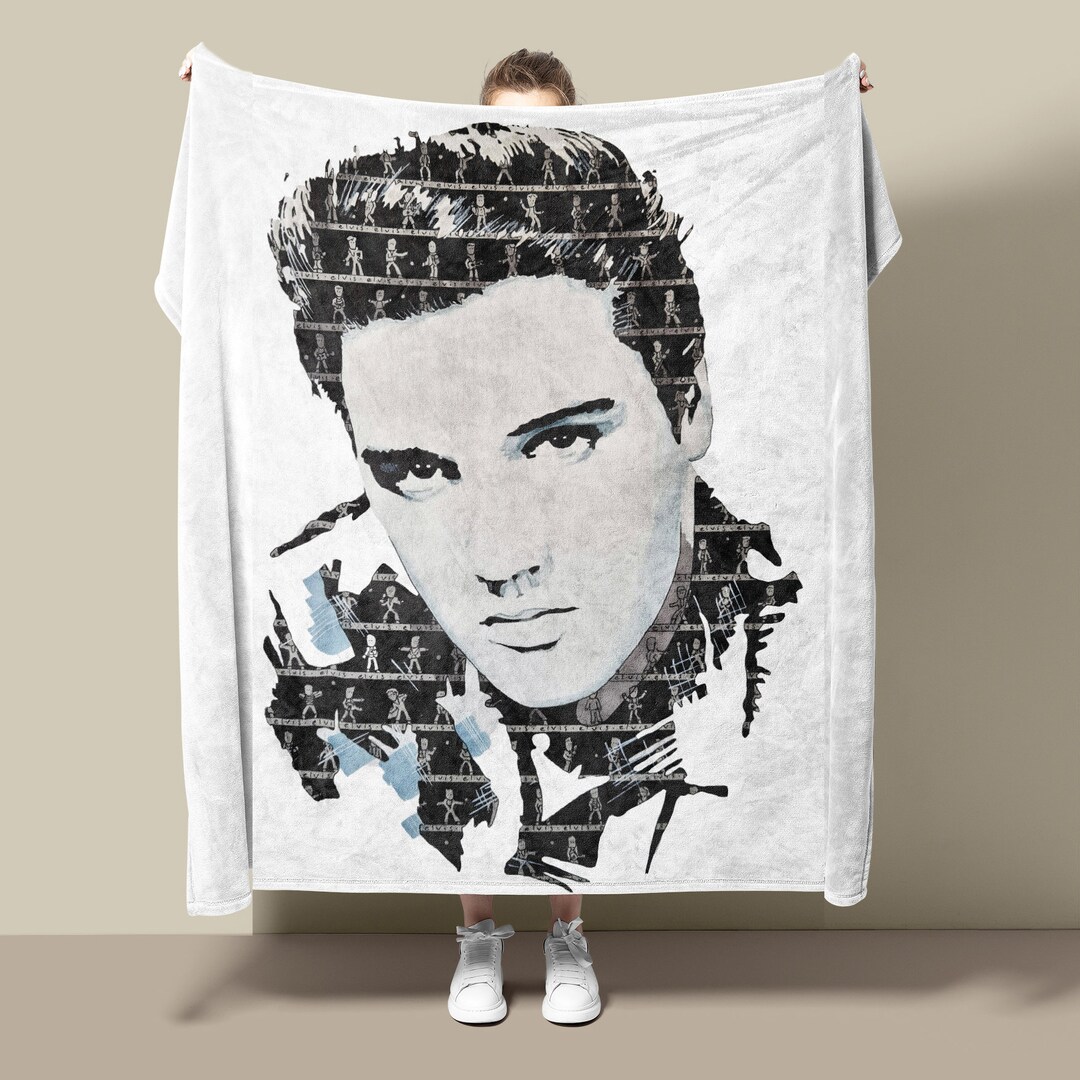 Elvis Art Fleece Blanket, Elvis Presley Pop Art, Jailhouse Rock Art ...