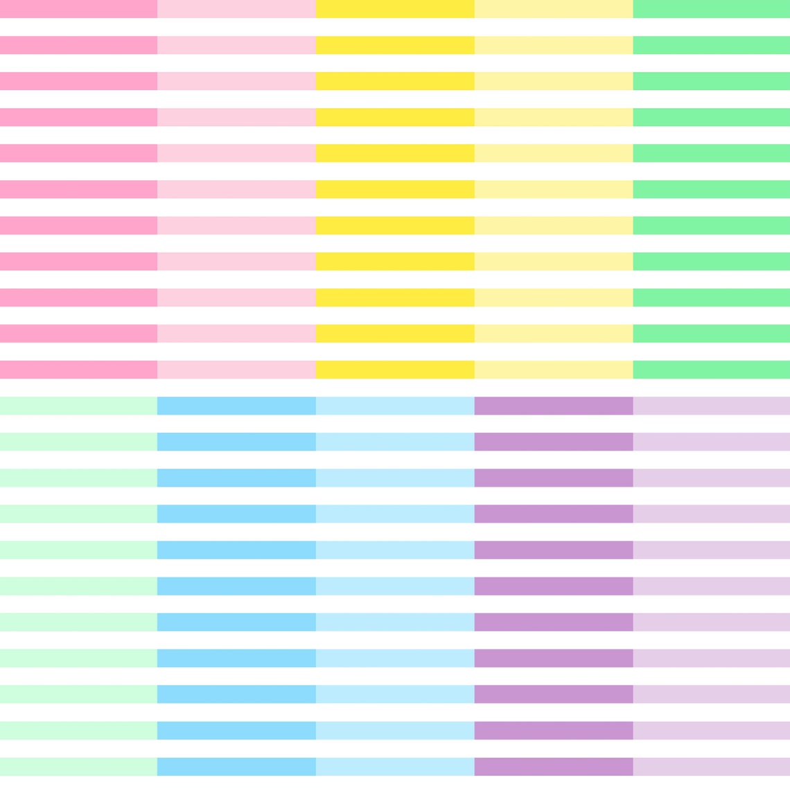 Printable Seamless Patterns Stripes Digital Scrapbook Paper - Etsy