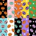 Printable Seamless Patterns -pumpkins Halloween - Digital Scrapbook ...