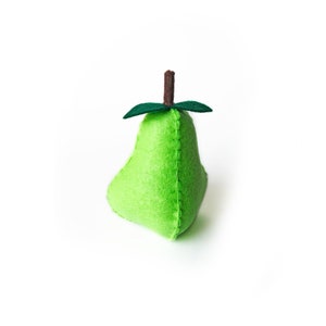 Pear PDF Felt Pattern - Easy Play Food DIY Template & Instructions - Etsy