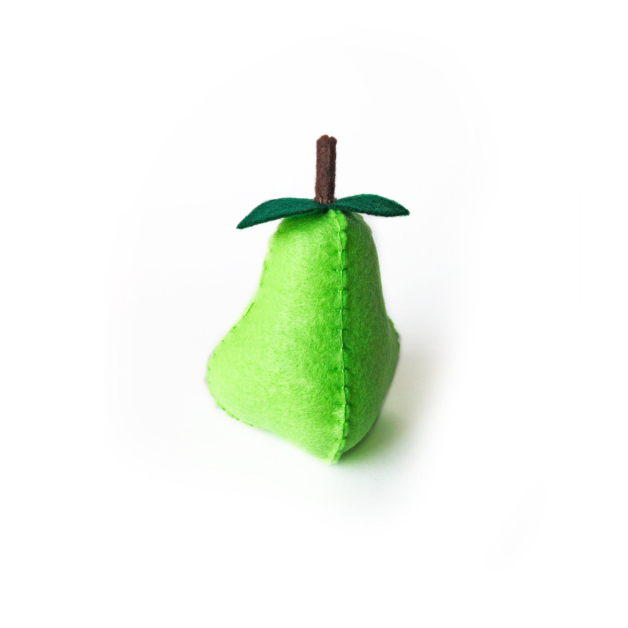 Pear PDF Felt Pattern Easy Play Food DIY Template & - Etsy