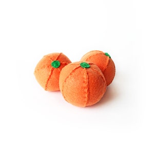 Orange PDF Felt Pattern - Easy Play Food DIY Template & Instructions - Etsy