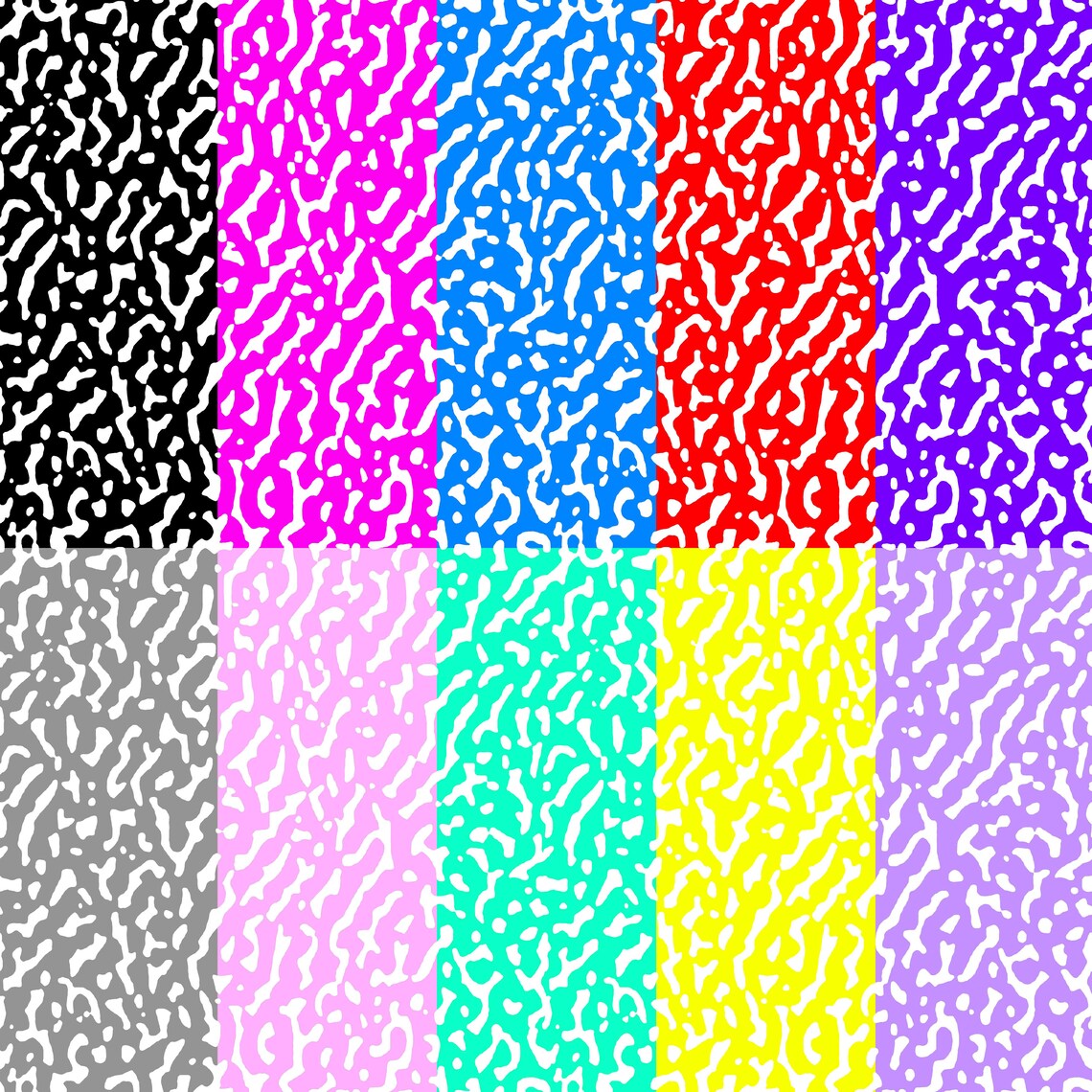 Printable Seamless Patterns 90s Pack 2 Digital Scrapbook - Etsy