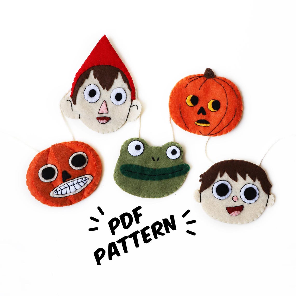 Over the Garden Wall Pottsfield Pumpkins Garland Halloween Fall ...