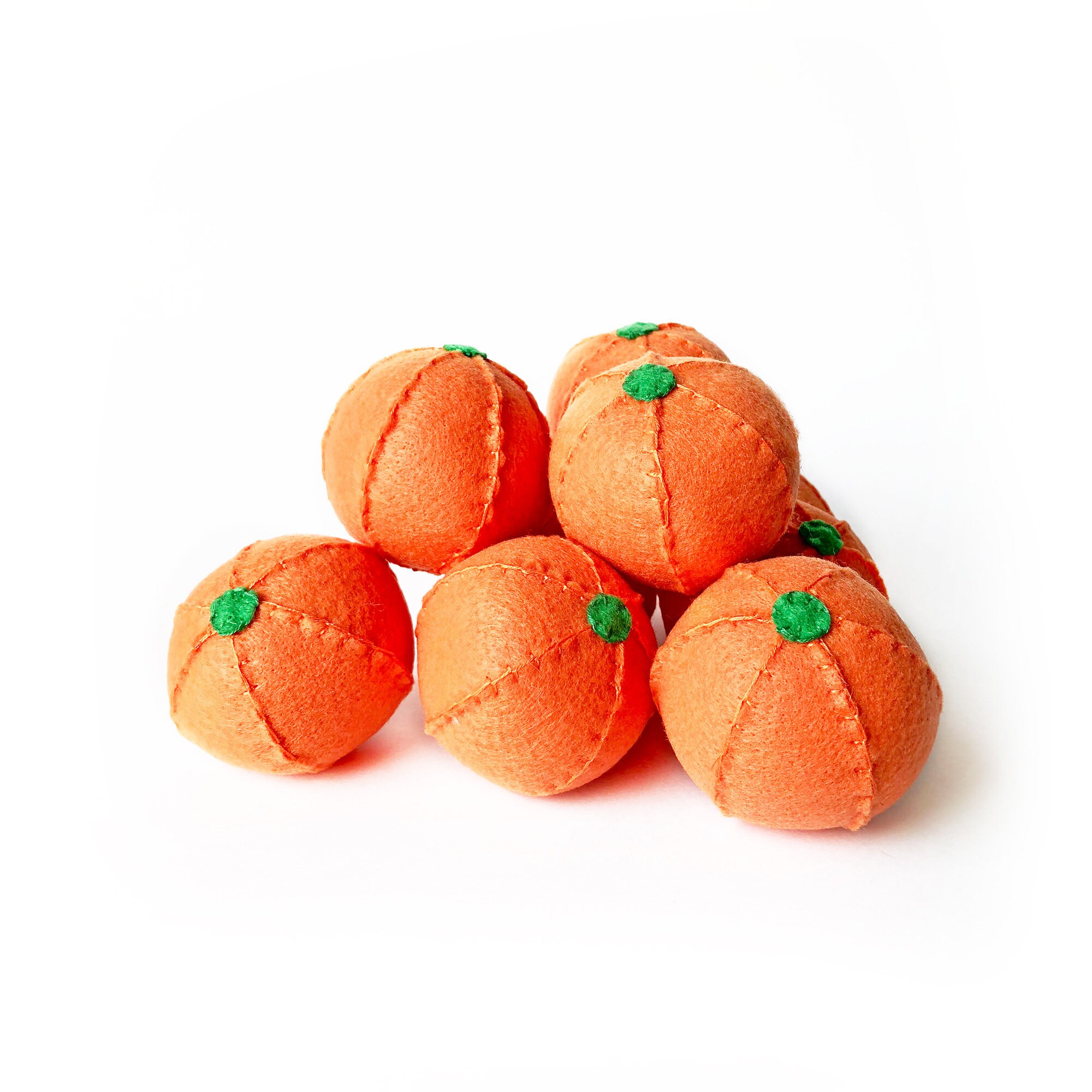 Orange PDF Felt Pattern Easy Play Food DIY Template & Instructions - Etsy