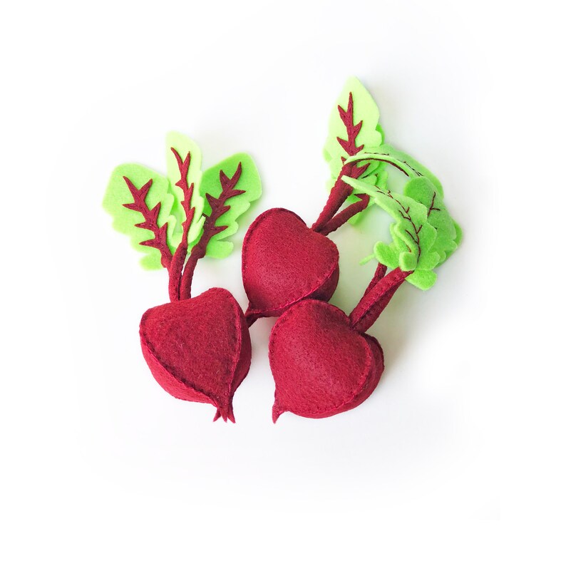Beet PDF Felt Pattern Easy Play Food DIY Template & - Etsy