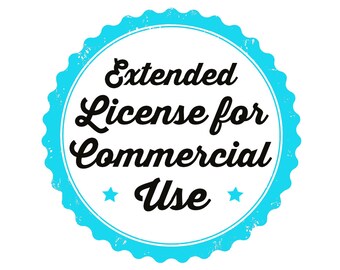 Extended Commercial License. Commersial Use. for a Single Product. No ...