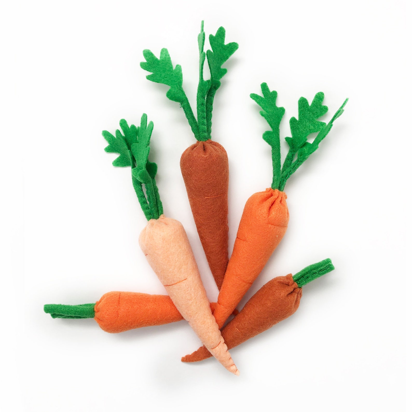 Carrot PDF Felt Pattern Easy Play Food DIY Template & - Etsy