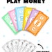 Kids Pretend Play Printable - Play Money - Basic Set - Etsy