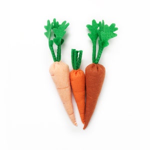 Carrot PDF Felt Pattern - Easy Play Food DIY Template & Instructions - Etsy