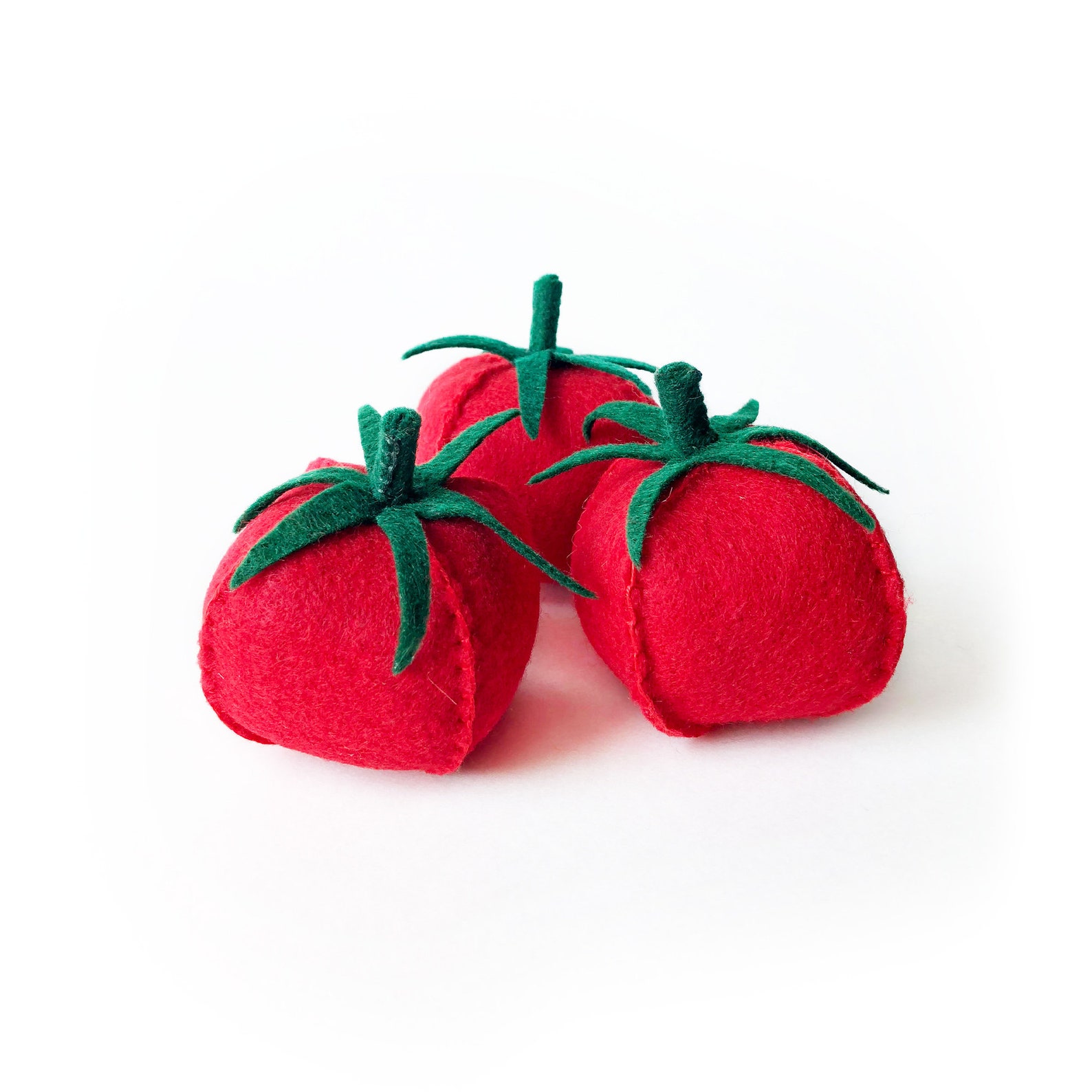 Tomato PDF Felt Pattern - Easy Play Food DIY Template & Instructions ...