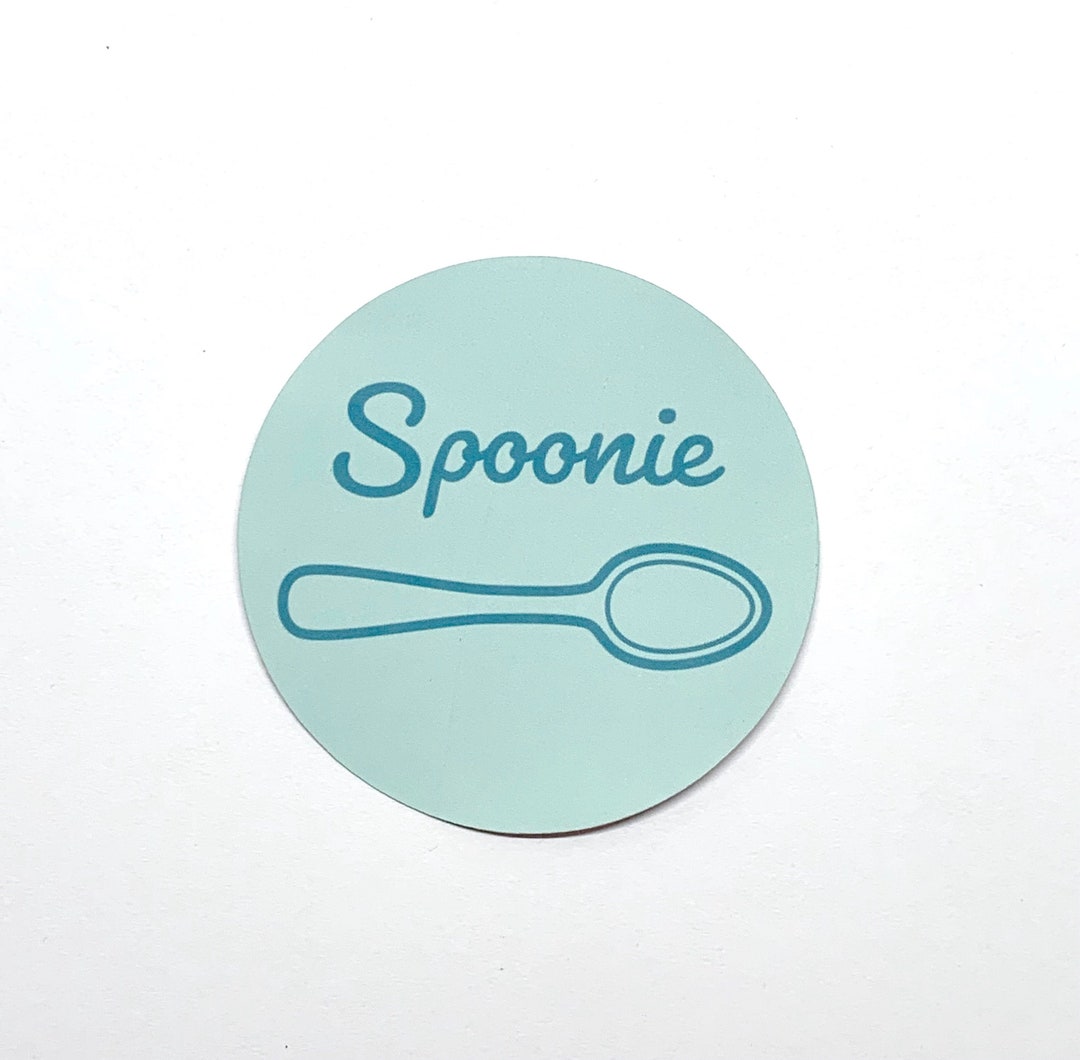 Spoonie Sticker Matte Vinyl Sticker Mental Health, Chronic Illness ...