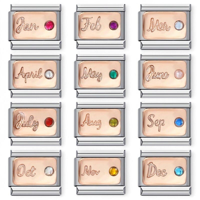 Gem Italian Charms - Etsy UK