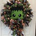 Deco Mesh Wreath Tutorial Halloween Wreath Tutorial Adding a Character ...
