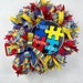 Autism Awareness Wreath for Front Door Christmas Gift Idea - Etsy